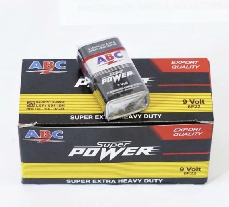 BATERAI ABC 9 VOLT SUPER POWER