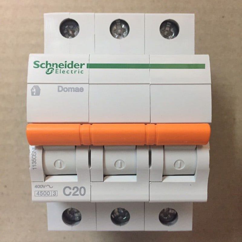 MCB 3 PHASE 20A SCHNEIDER