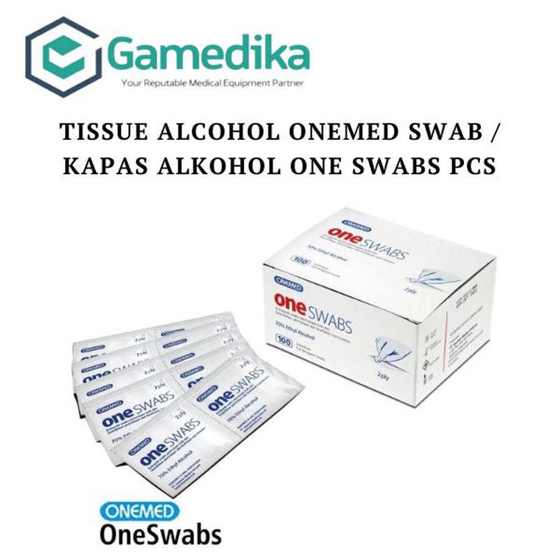 TISSUE ALCOHOL ONEMED SWAB / KAPAS ALKOHOL ONE SWABS