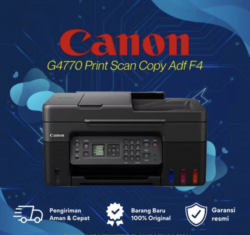 Printer Canon G4770 Print ScanCopy Adf F4