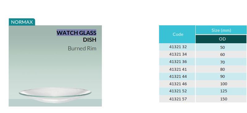 Kaca Arloji/Watch Glass Dish - Normax 41321 - 80mm