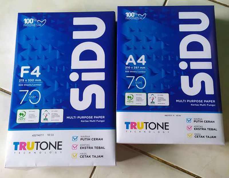 KERTAS HVS A4 DAN F4 - F4