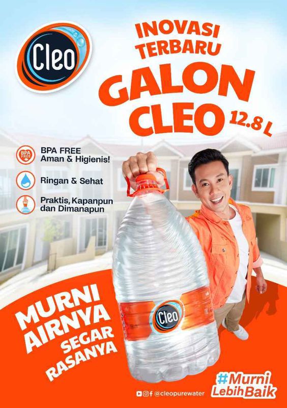Cleo Galon 12,8 Liter