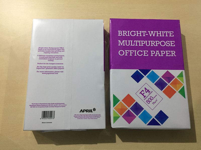 KERTAS HVS BMO A4&F4 75 GRAM BRIGHT WHITE MULTI OFFICE PAPER - A4