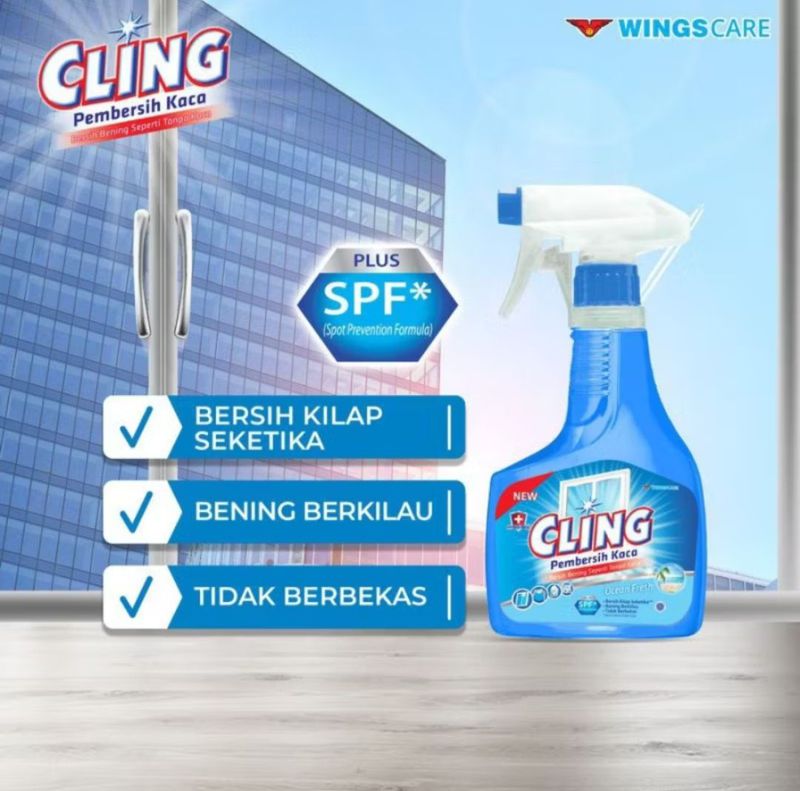 CLING PEMBERSIH KACA BOTOL