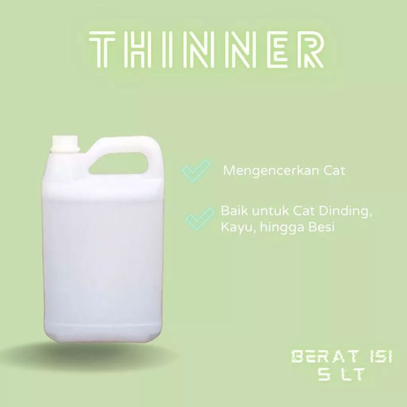 THINNER ND SUPER KEMASAN JERIGEN BESAR
