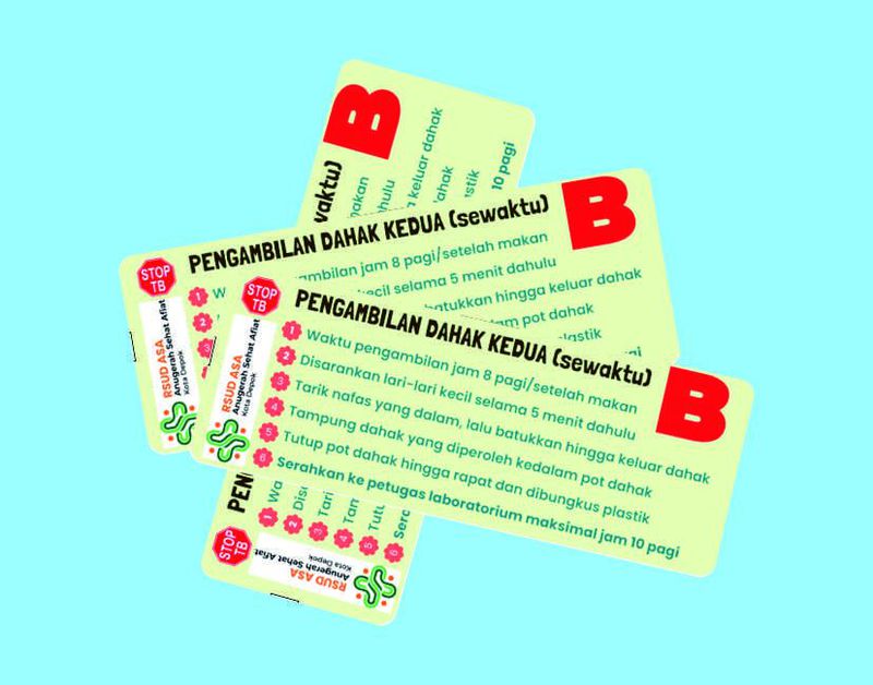 "Stiker Tempel Pot Dahak Sewaktu