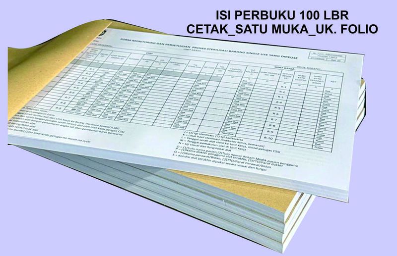 Form Monitoring Operasional Mesin Stericool Plasma A-110s