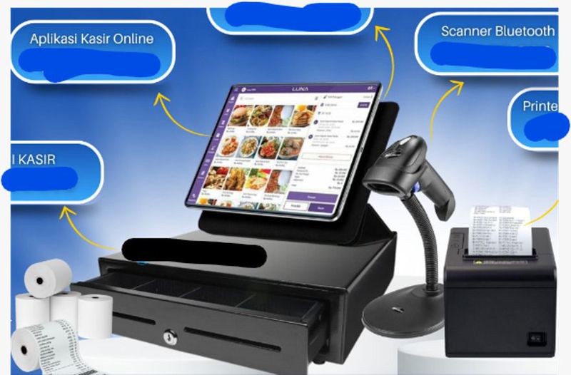 1 Set Mesin Kasir dan Printer Kasir