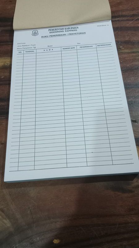 Blangko Benda Berharga Spesifikasi Bend 16