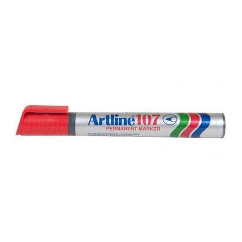 Artline Whiteboard Marker EK-107R - 1.5 mm - Tinta Merah - 1 Pak Isi 6 Pcs