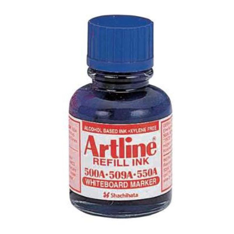 Artline Marker Refill Tinta Whiteboard ESK50R - Biru - 1 Set Isi 10 Pcs