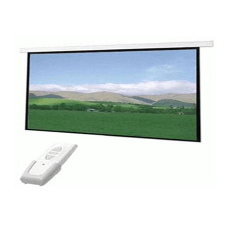 World Motorized Screen Projector - 120 Inci - Putih