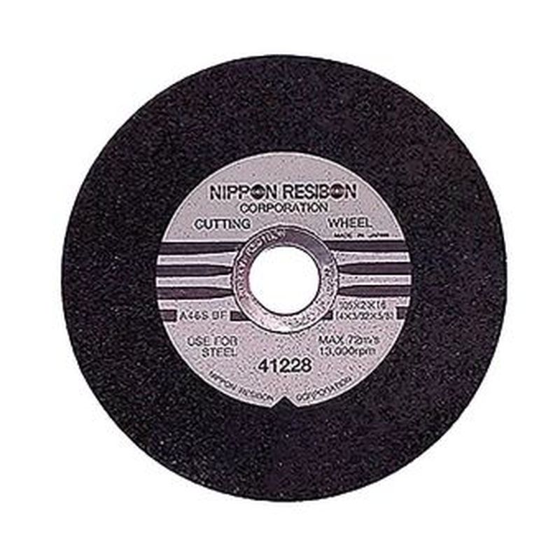 Nippon Resibon Cutting Wheel - 4 Inci - Hitam - Hitam