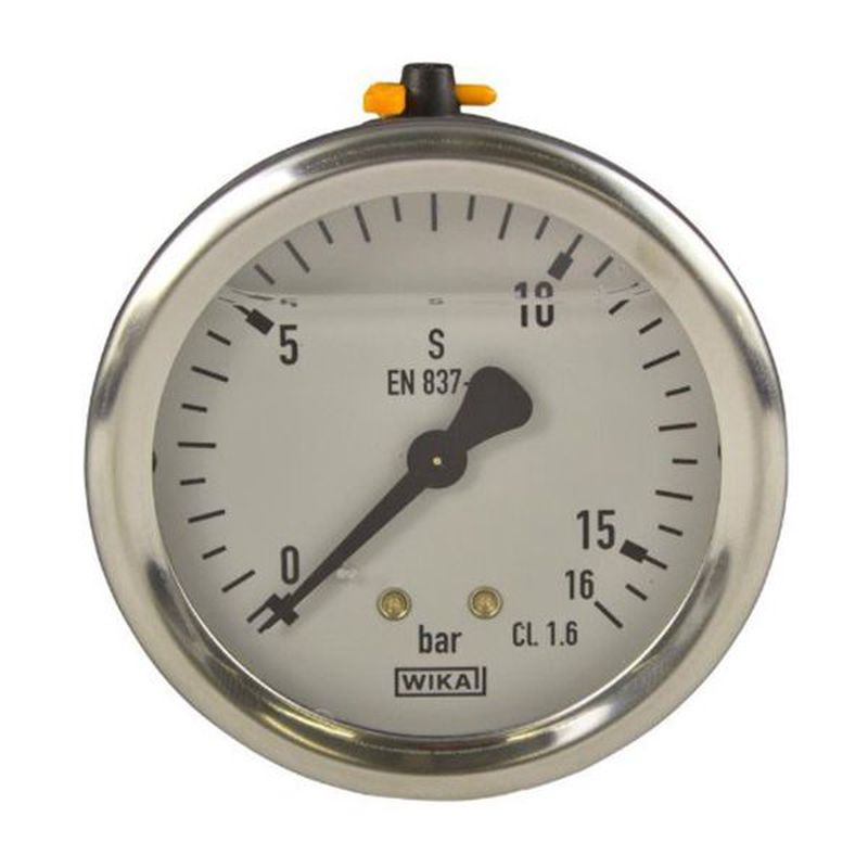 Wika Pressure Gauge - 0-16 Bar - Warna Campuran - Campuran