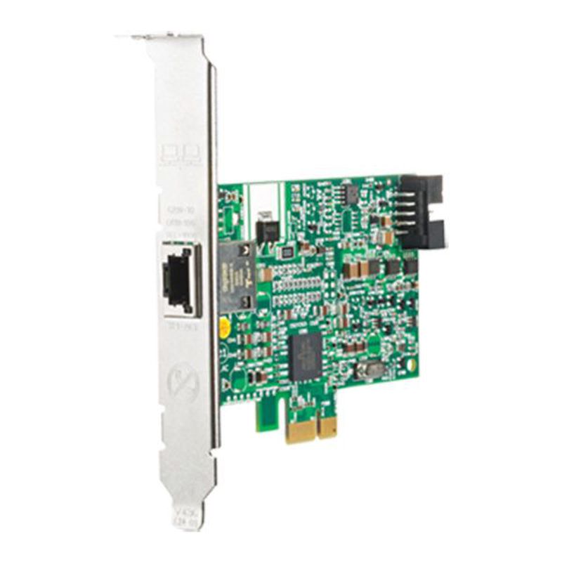 HP Broadcom NetXtreme GbE Ethernet Plus PCIe NIC Card - Silver - Silver