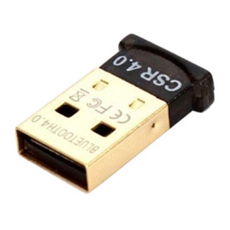 CSR Bluetooth V4.0 USB Receiver Adapter Dongle - Hitam - Hitam