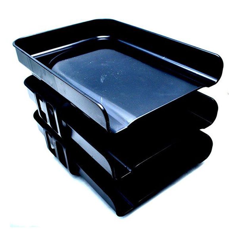Microdot Executive Paper Tray 803 - 3 Susun - Hitam - 1 Set Isi 3 Pcs ...