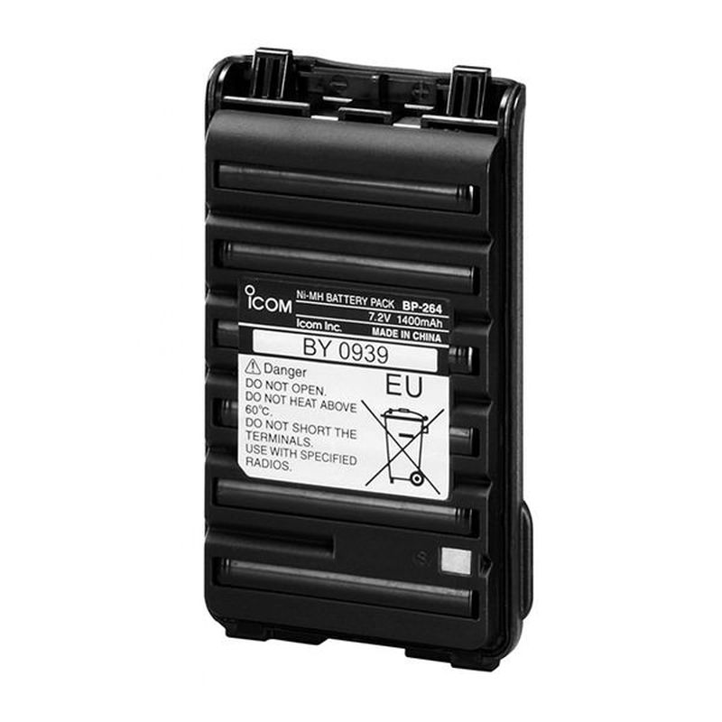 Icom's NiMH Battery Pack BP-264 - 7.2 V/1400 mAh - Warna Campuran