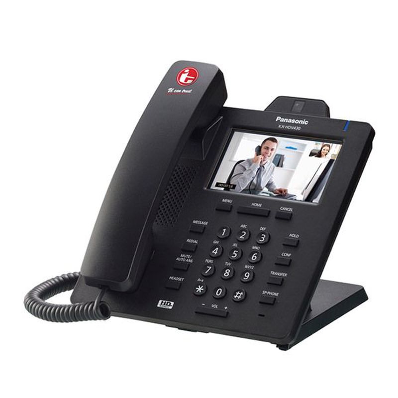 Panasonic Telepon Kabel KX-HDV430 - Hitam - Hitam