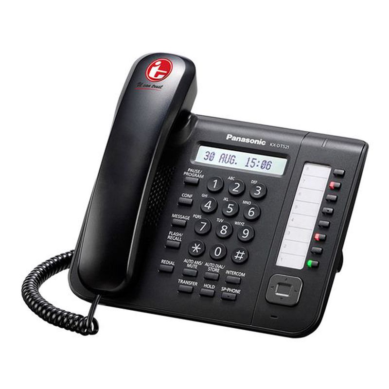 Panasonic Digital Proprietary Telephone KX-DT521 - Hitam - Hitam