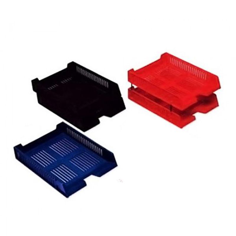 Bantex Rak Tray 9812 - 2 Tingkat - Warna Campuran - Warna Campuran