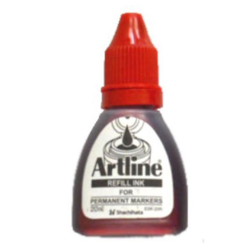 Artline Marker Refill Tinta Permanent ESK-20R - Merah - 1 Set Isi 10 ...