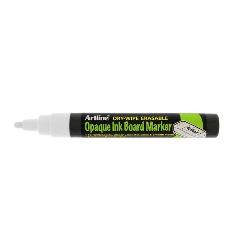 Artline Opaque Flourescent Ink Board Marker - 1 mm - Tinta Putih - 1 ...