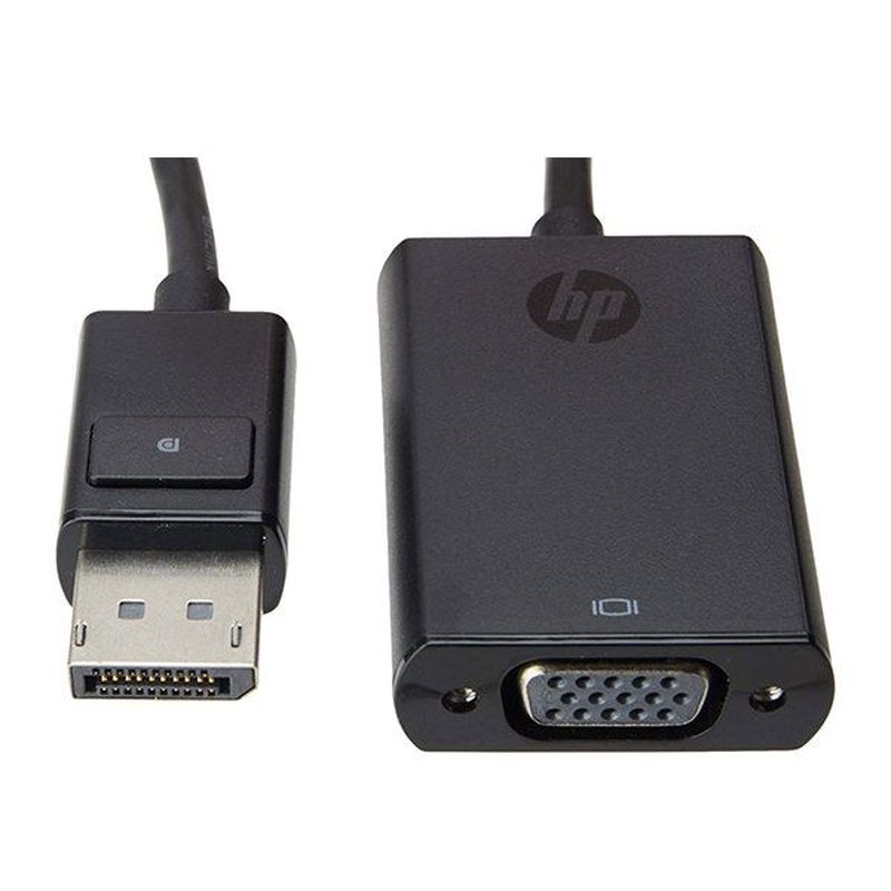 HP DisplayPort ke VGA Adapter - Hitam - Hitam
