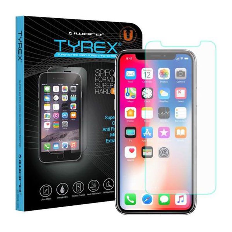Tyrex Tempered Glass Screen Protector for iPhone X - Warna Campuran ...