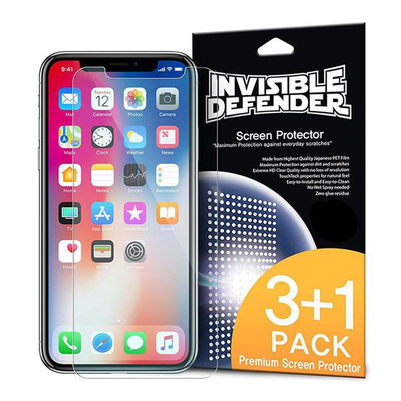 Ringke Invisible Defender Full Screen Protector for iPhone X - Putih ...
