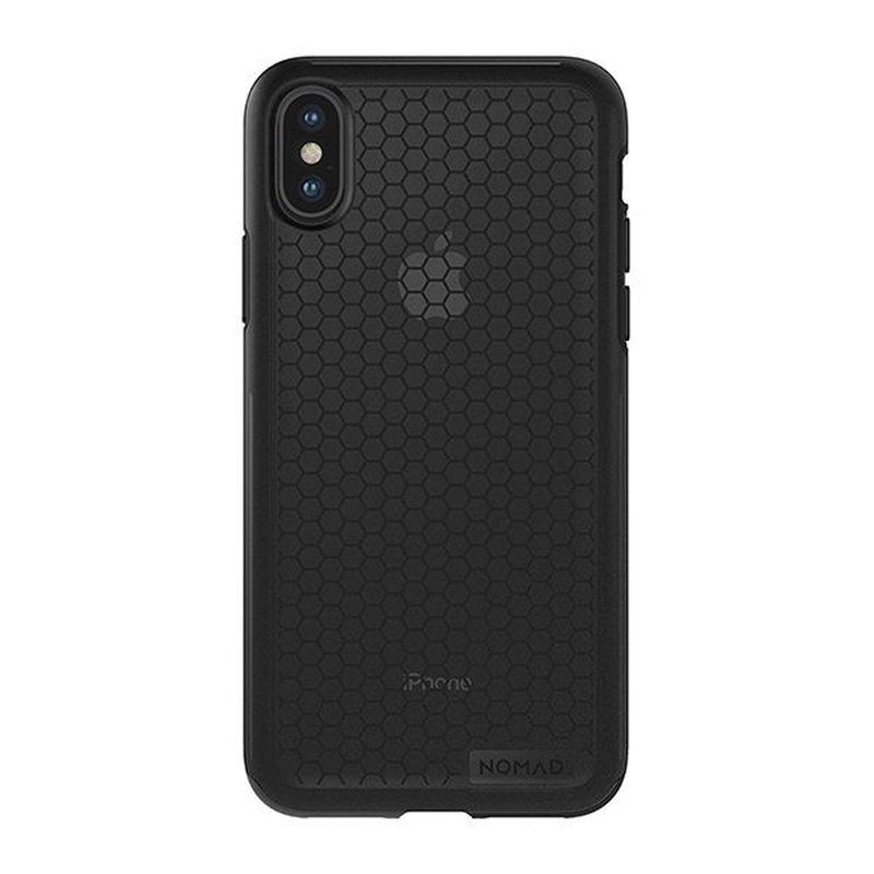 Nomad Hex Case for iPhone X - Hitam - Hitam