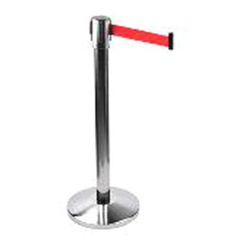 OEM Tiang Antrian Kepala Stainless Permanent & Pita 4 Meter - Warna ...