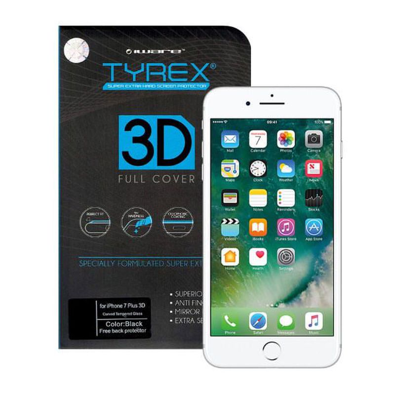 Tyrex 3D Full Cover Tempered Glass for Apple iPhone 7 - Transparan ...
