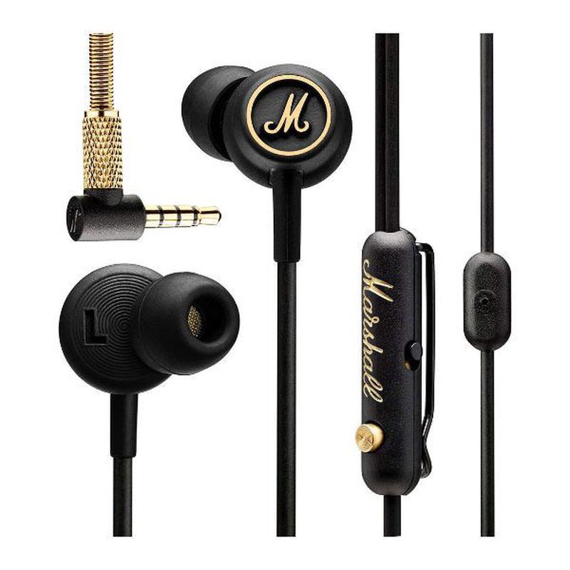 Marshall Mode EQ Headset - Black/Brass - Black/Brass