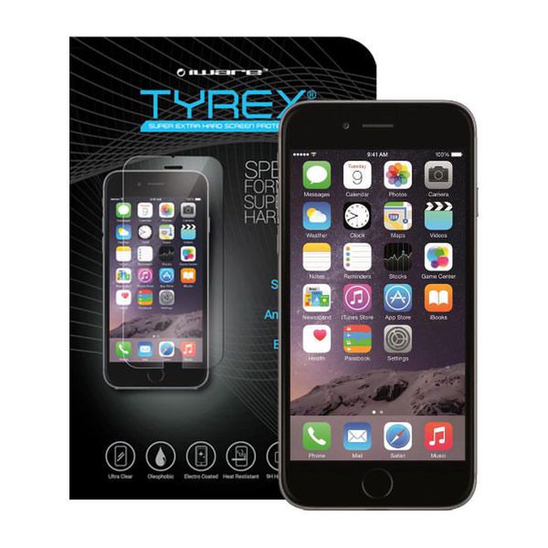 Tyrex Tempered Glass for iPhone 6 / 6S - 4.7 Inci - Putih Transparan ...