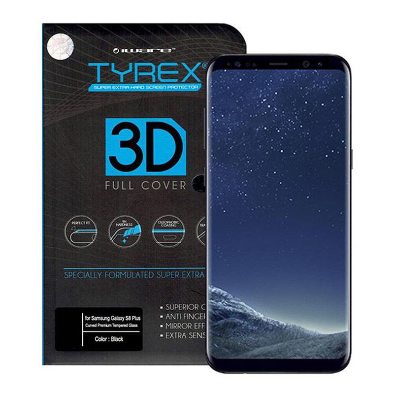 Tyrex Tempered Glass 3D Full for Galaxy S8 Plus - Transparan - Transparan