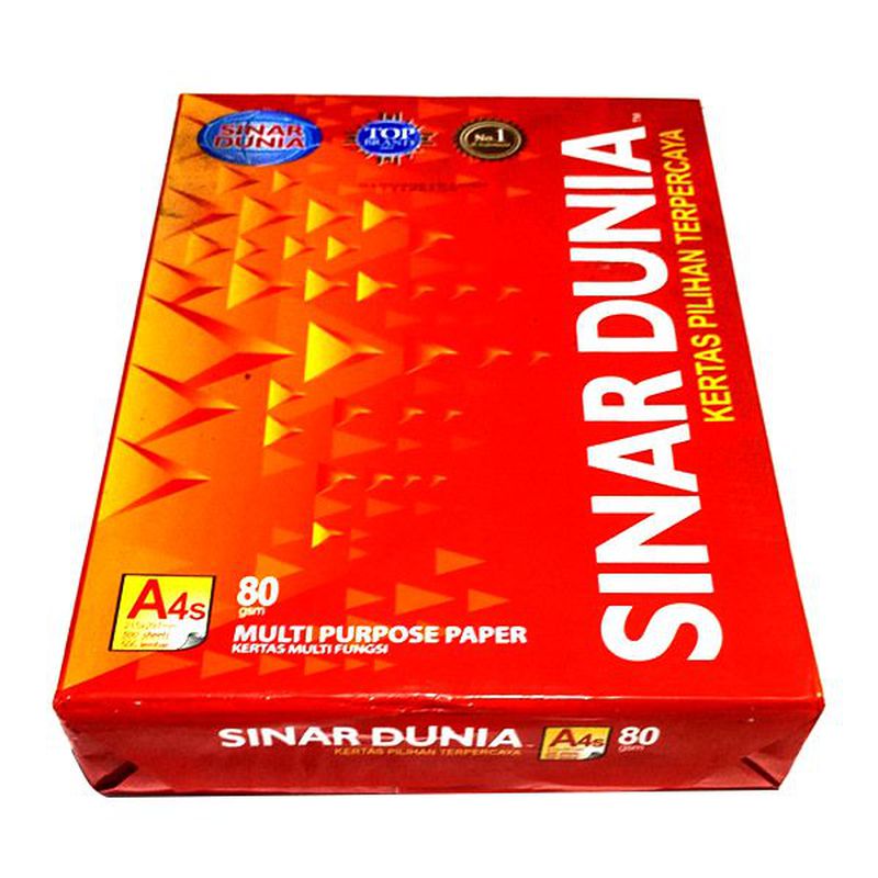 Sinar Dunia Kertas Warna - A4 - 80 gsm - Lavender - 1 Pak Isi 500 Lembar