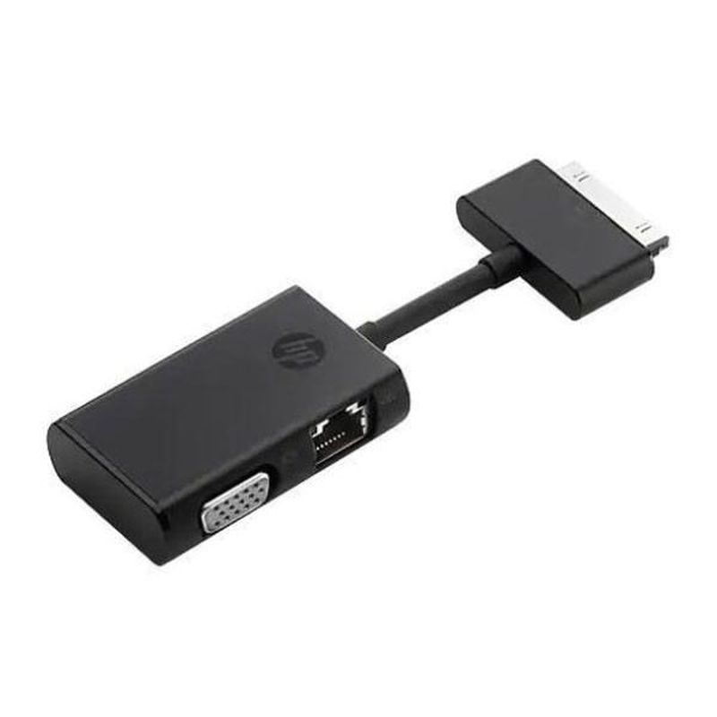 HP Adapter Dock Conn to Ethernet/VGA (Sidecar 2) - HPQG7U78AA - Hitam ...