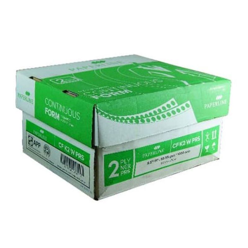 Paperline Paper Continous Form - 2 Ply - 9 1/2 x 11 Inci - Putih - 1 ...