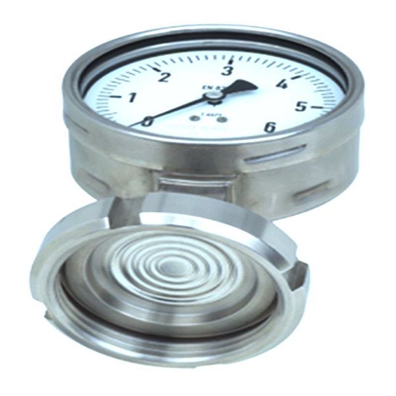 Wika Diaphragm Seal System 990.18 232.50.100 - 0-6 Bar - Silver - Silver