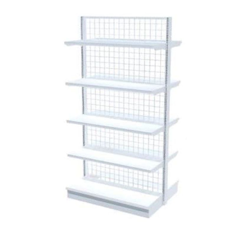 OEM Rak Double Starting - 8 Susun - 90 x 70 cm x 1.5 Meter - Putih